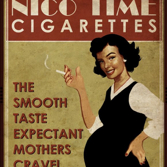 Accents | Nico Time Cigarettes 8x1 Advertisement 33 | Poshmark